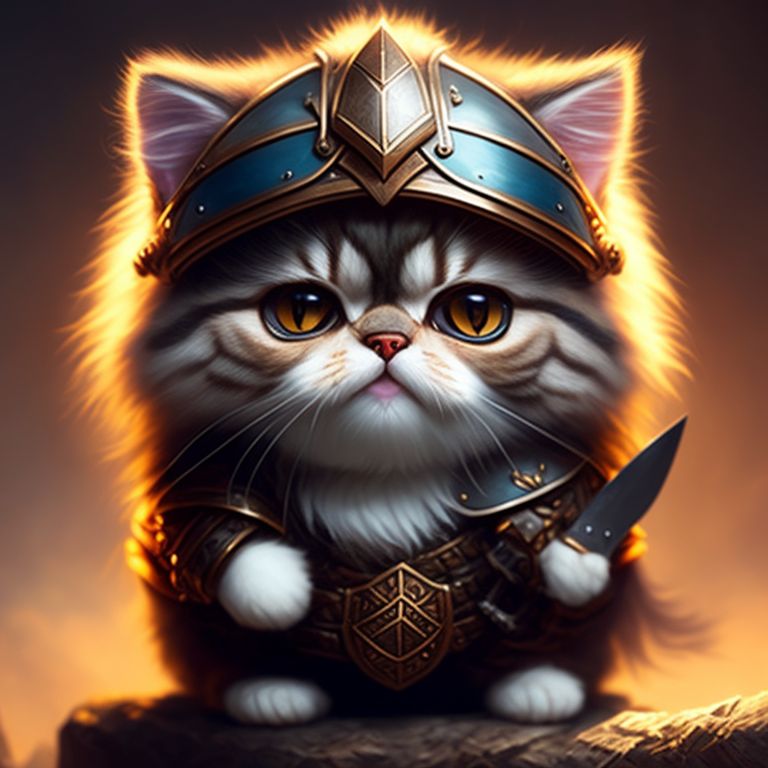Dwarf Persian Cat