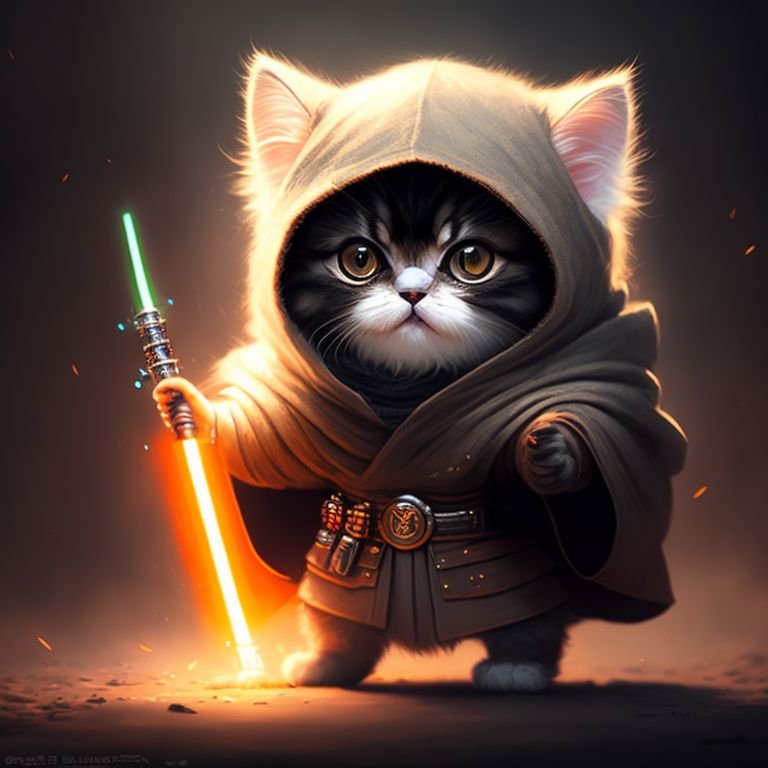 Jedi Cat