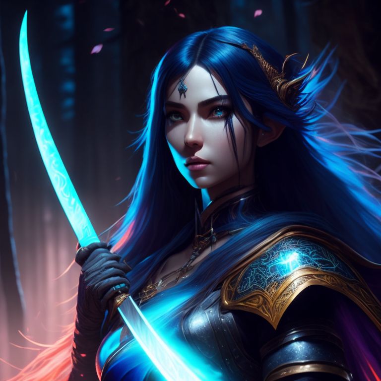 Anime Female Half Elf