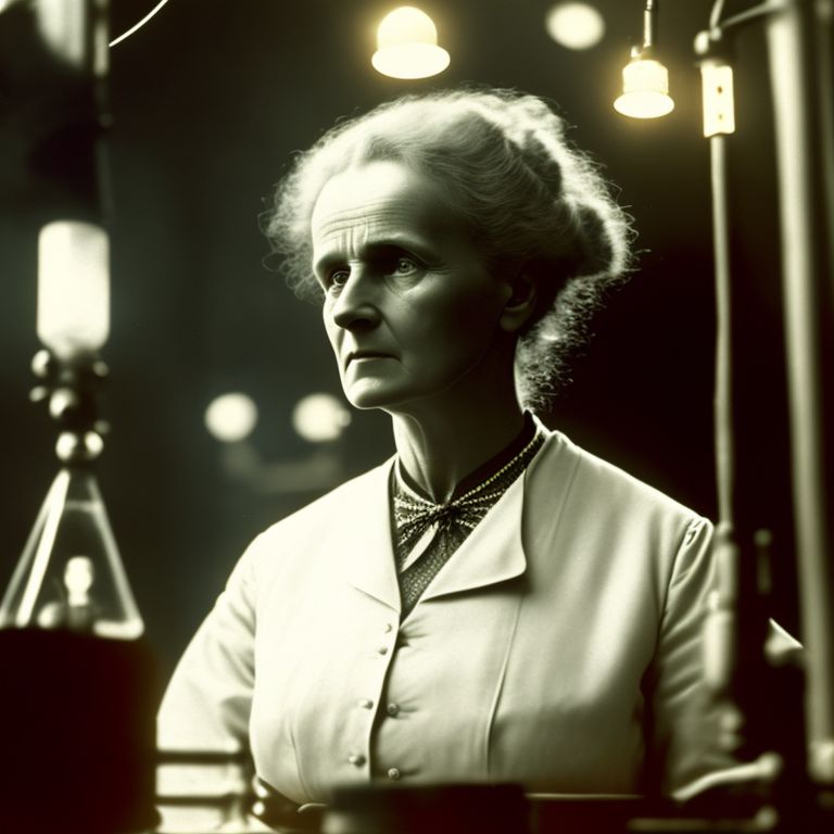 Mshare A Color Photo Of Marie Curie The First Woman To Win A Nobel