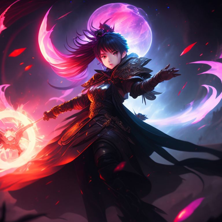 Anime Evil Mage