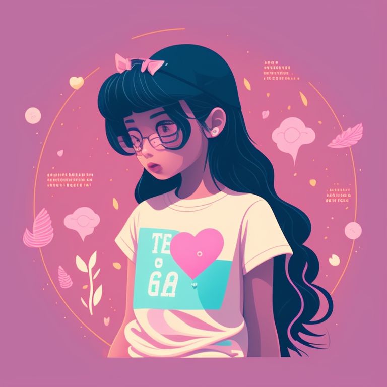 false-ibex383: A cute girl wearing T-shirt with words “gayle gago”