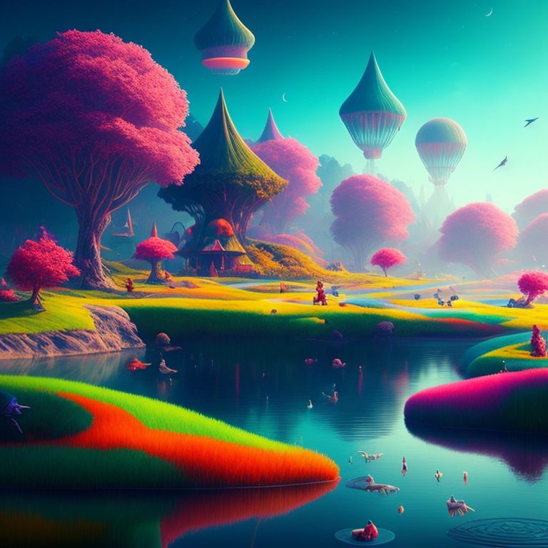 Happy Fantasy Places