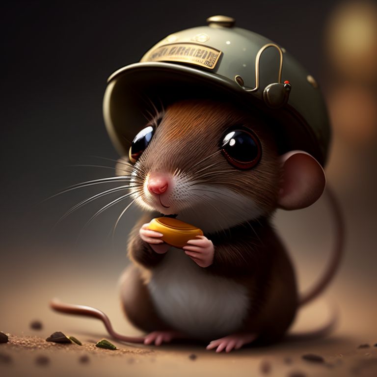 Cute Brown Mouse