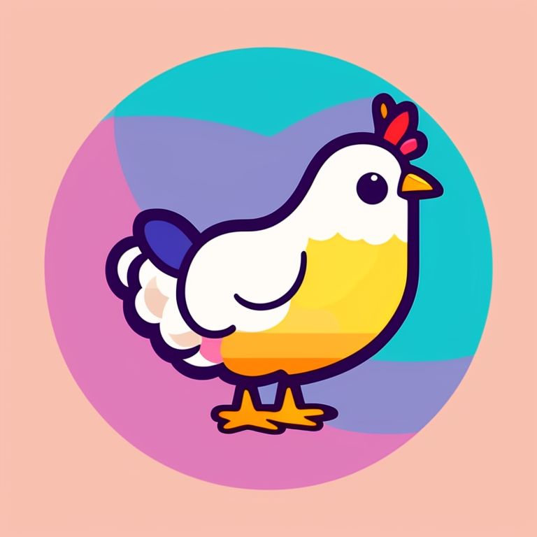 obvious-gnat286: cute chicken with ok hand sign