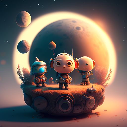 yellow-duck332: Cute humans on moon