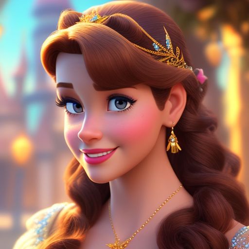 Beautiful Cartoon Princess Faces