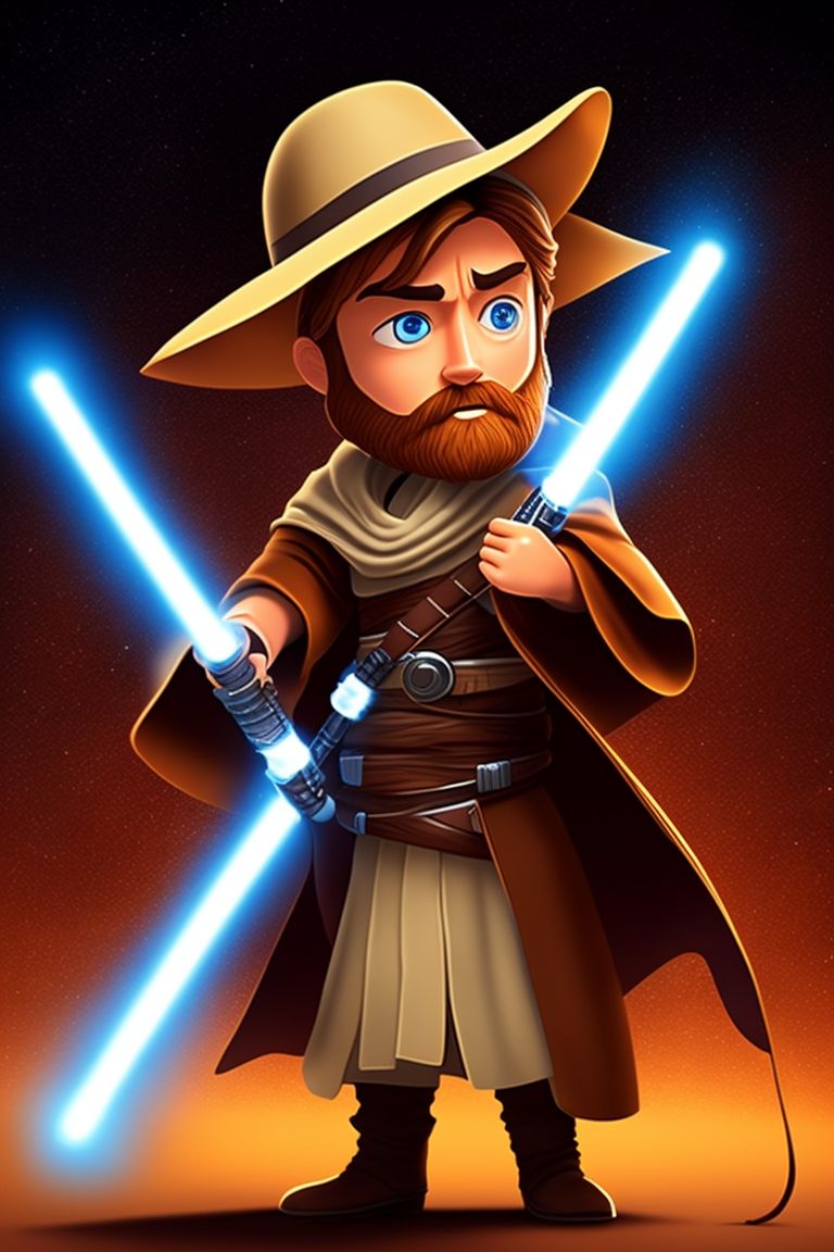 Obi Wan Kenobi Cartoon