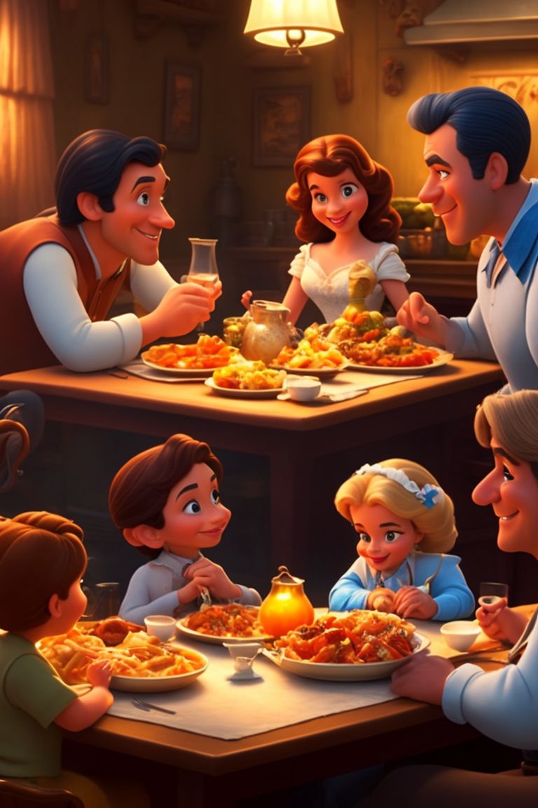 strange-cod884: A lovely family having a Sunday dinner together