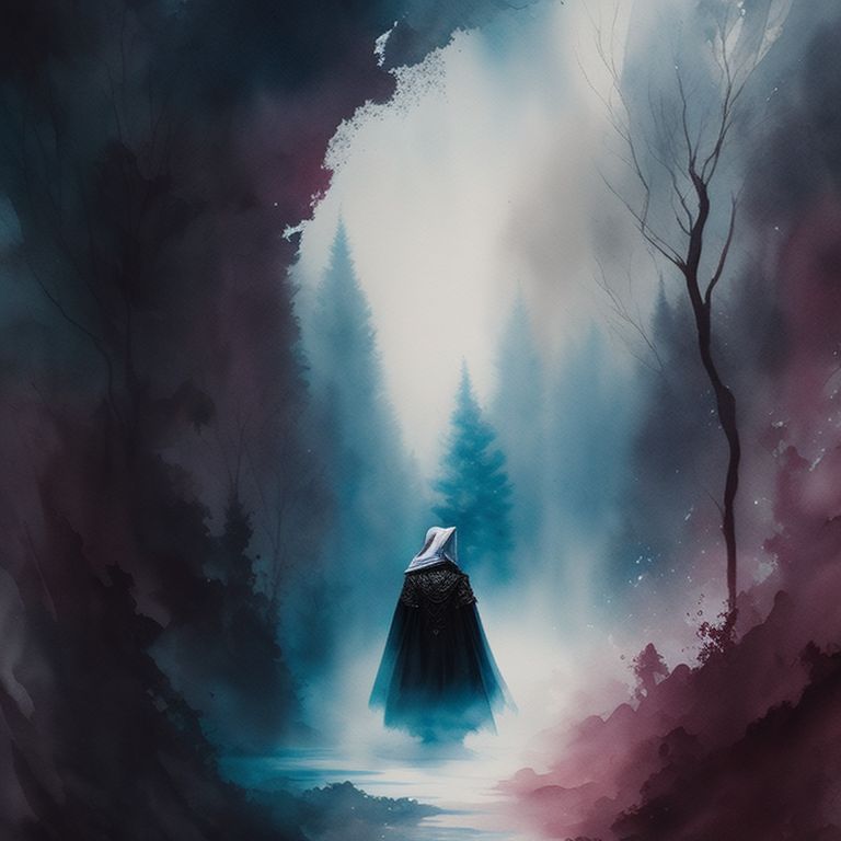 Aerishiph: person wearing a white mask and wearing a dark cloak