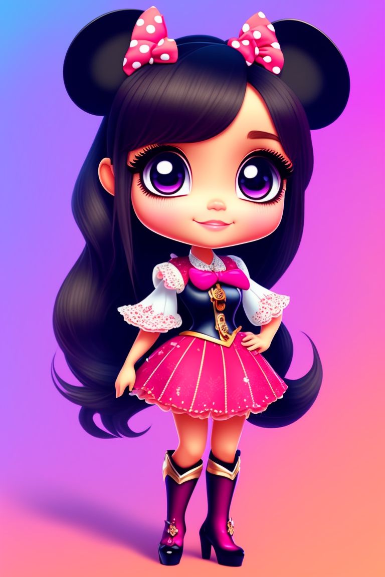 Disney Prinses Chibi Merida Brave Disney Princess Chibi PNG