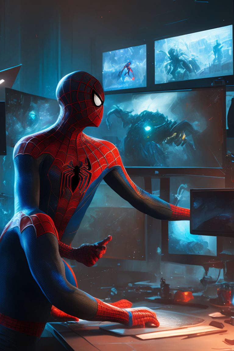 Spiderman Graphic Design