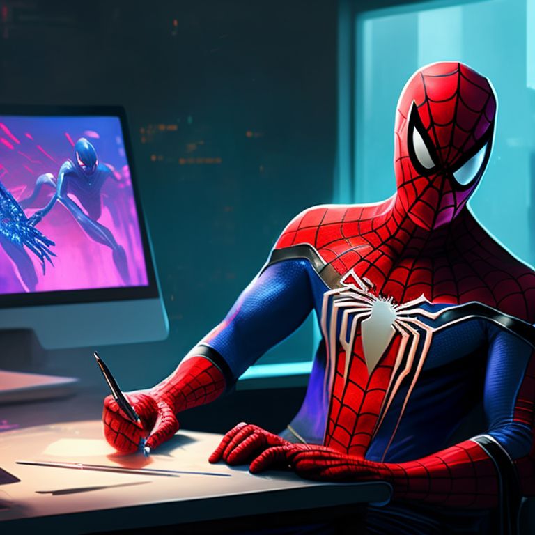 Spiderman Graphic Design
