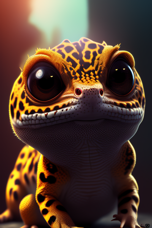 Leopard Gecko Cartoon