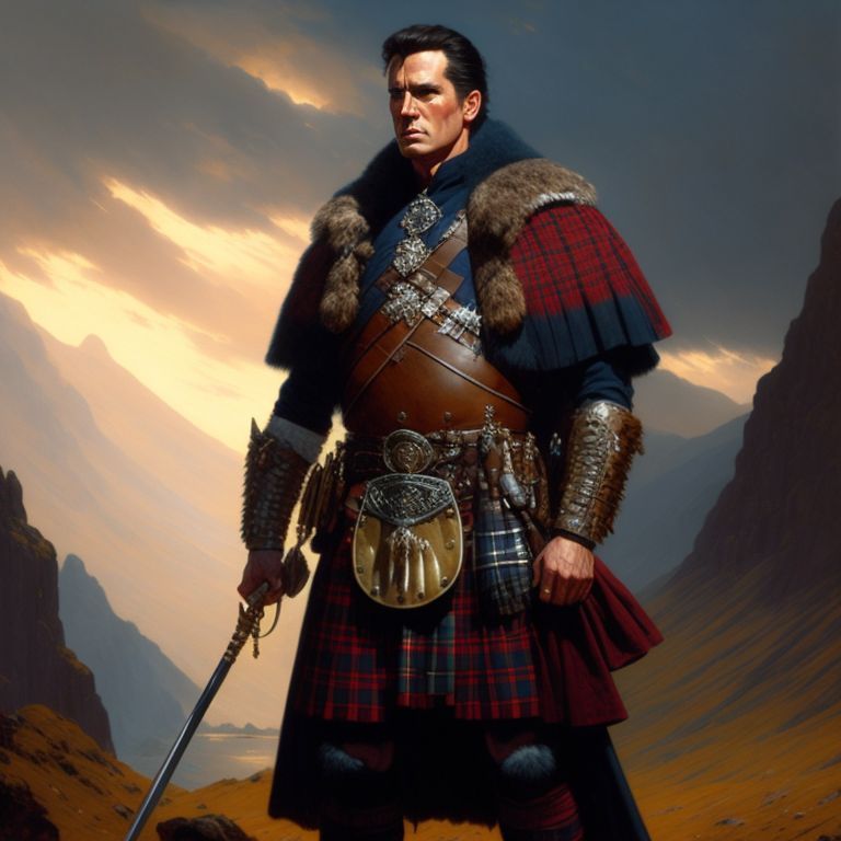 Scottish Highlander Warrior