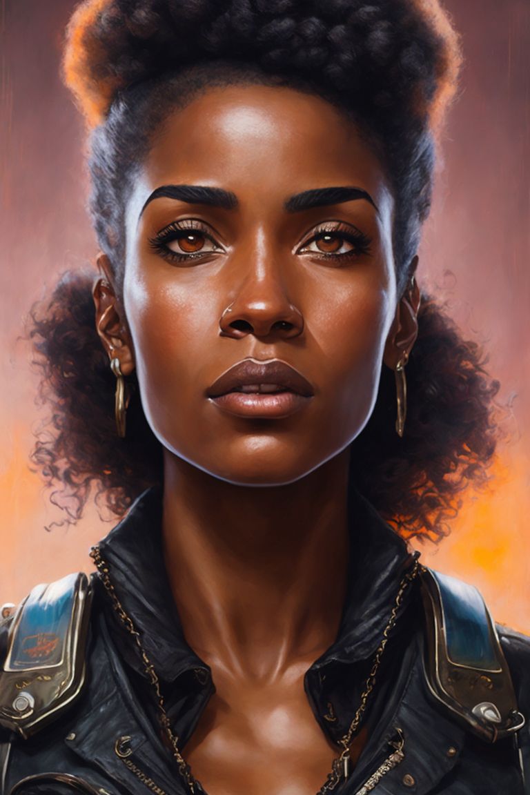 KOPF-KI-NO: Brianna, afro-caribbean, pilot, tough, strong, fit, athletic