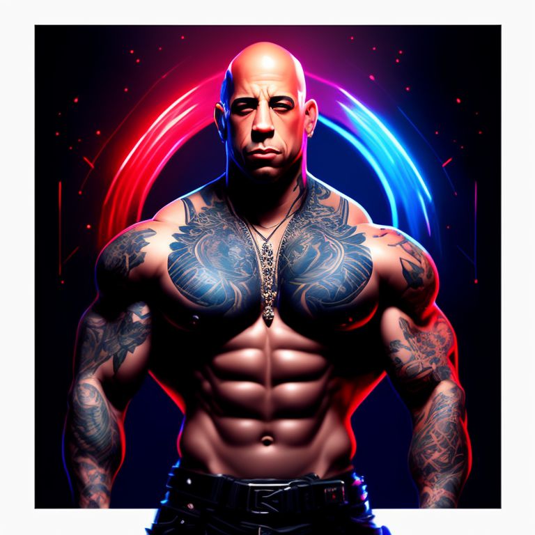Vin Diesel Body Tattoo