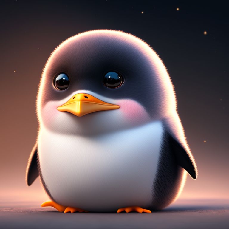 Cute Penguins Desktop Wallpaper