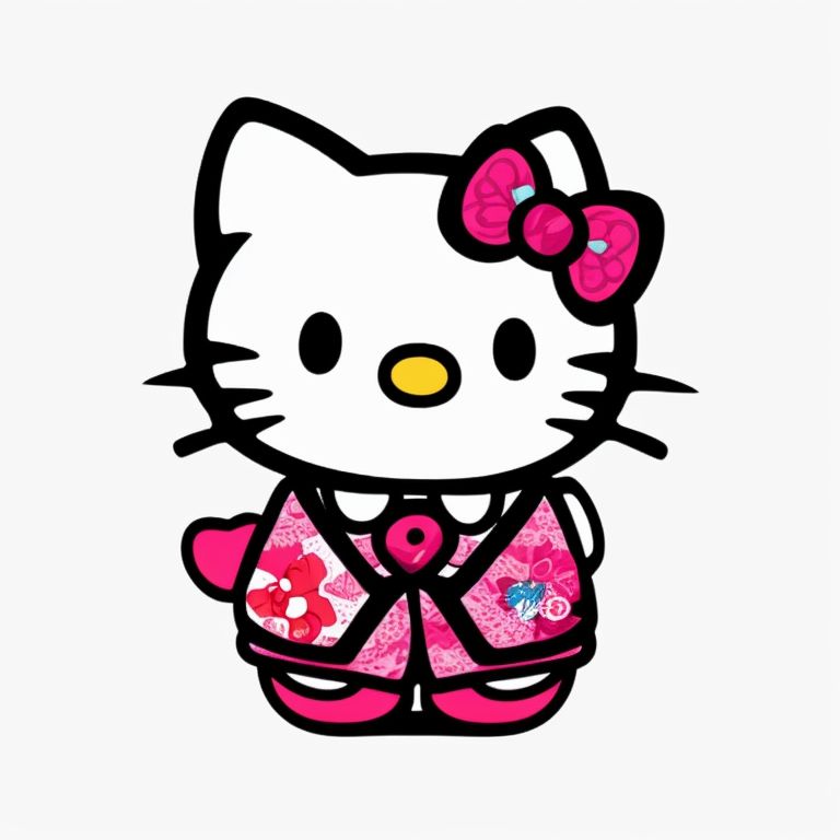 Hello Kitty Nerd Clipart