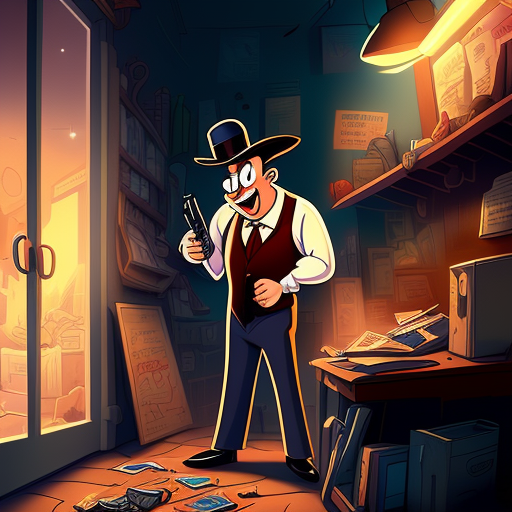 thorny-tapir384: /imagine prompt:Funny cartoon characters: Mr. James ...