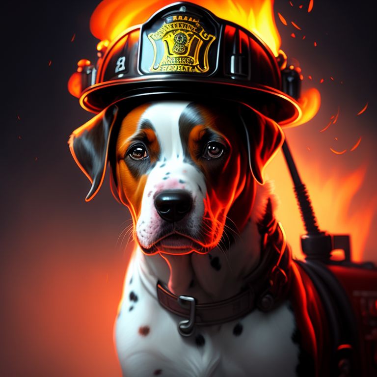 Fire Dalmatian Clipart