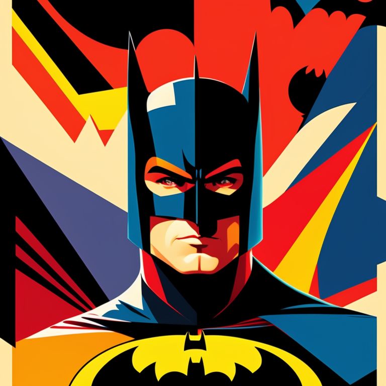 Batman Pop Art Poster