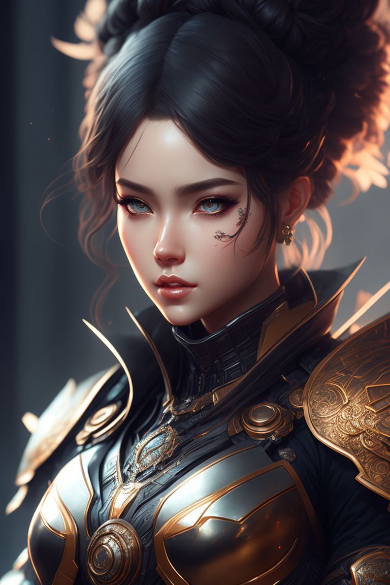 Female Body Armor Sci Fi 