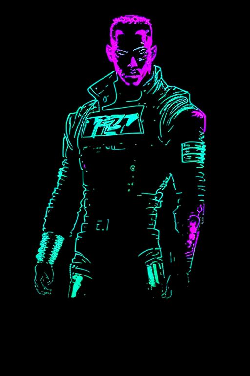unripe-cat247: Arnold Schwarzenegger as T2, Materials used ((such as ...