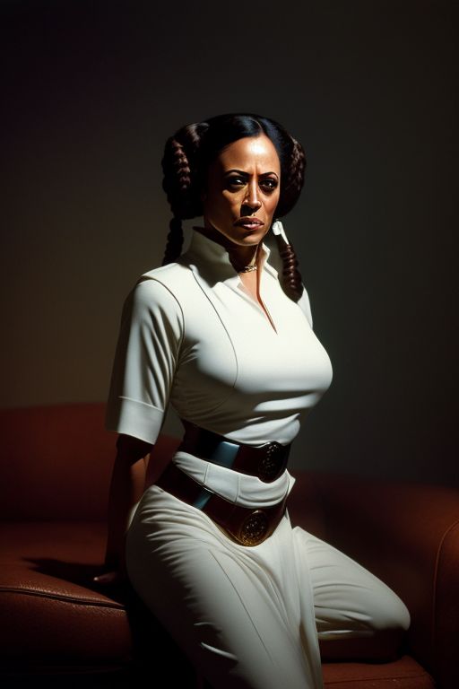 PolyCrumbs: a realistically gritty photo of Kamala Harris wearing her ...