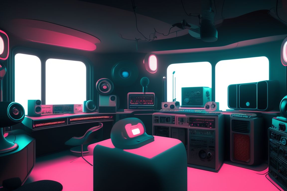 Radio Studio Wallpaper