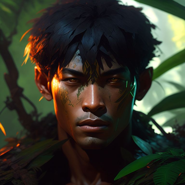 Icarus17: Fantasy, luminism, harsh sunlight, young ranger, by stanley ...