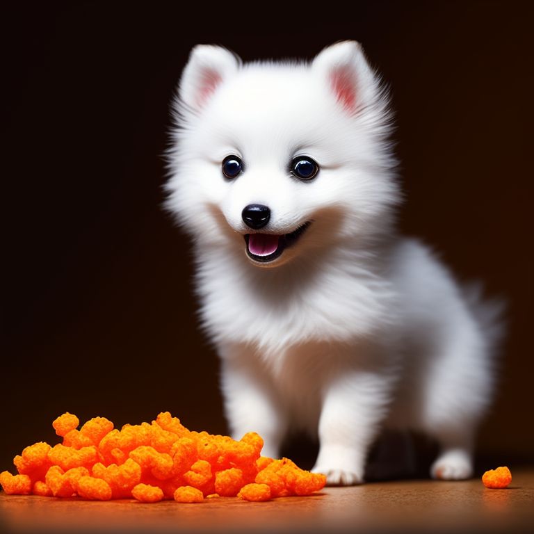 Cute American Eskimo Puppy