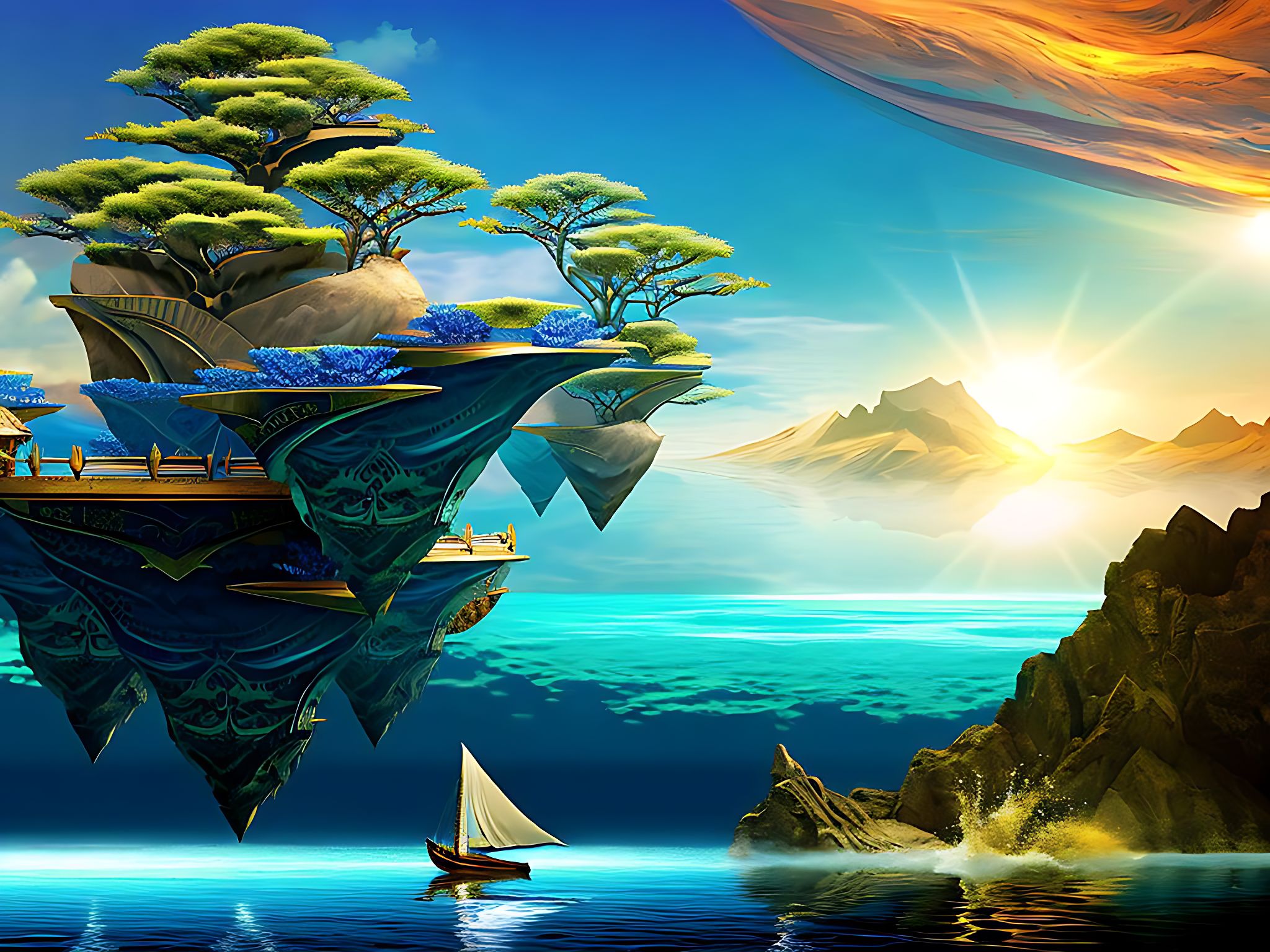 Fantasy Water Landscape