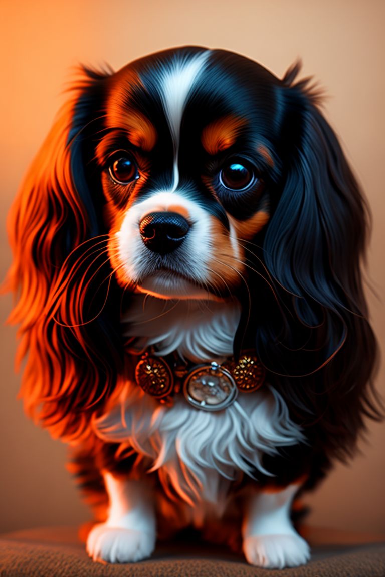 Baby Cavalier King Charles Spaniel Black