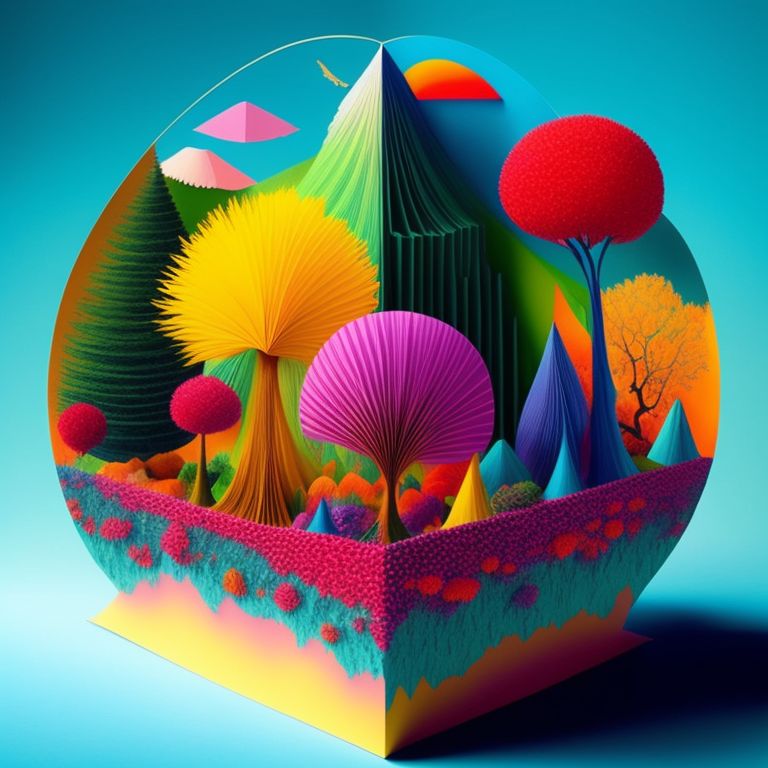 Layered Paper Sculpture