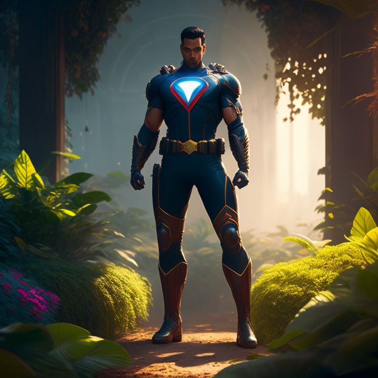 Superhero Standing Pose