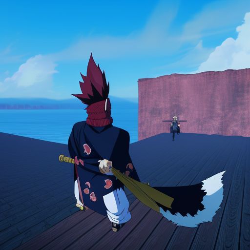 weighty-gnat823: man with crazy red hair wearing akatsuki cloak from ...