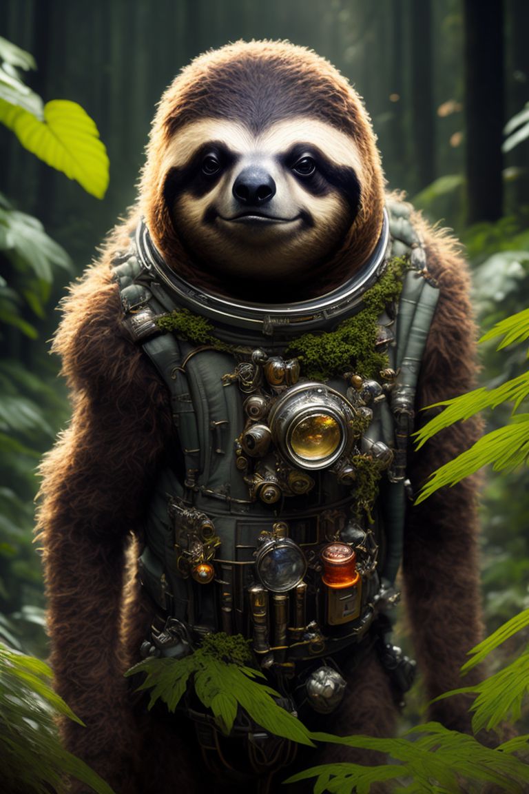 Astronaut Sloth Hd