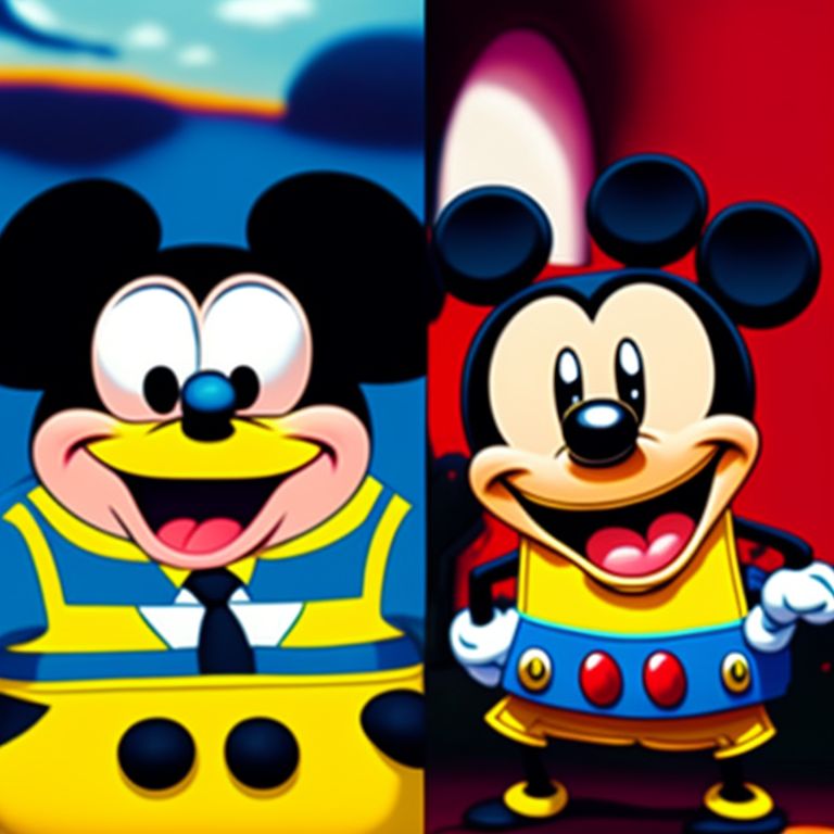 Spongebob Vs Mickey Mouse
