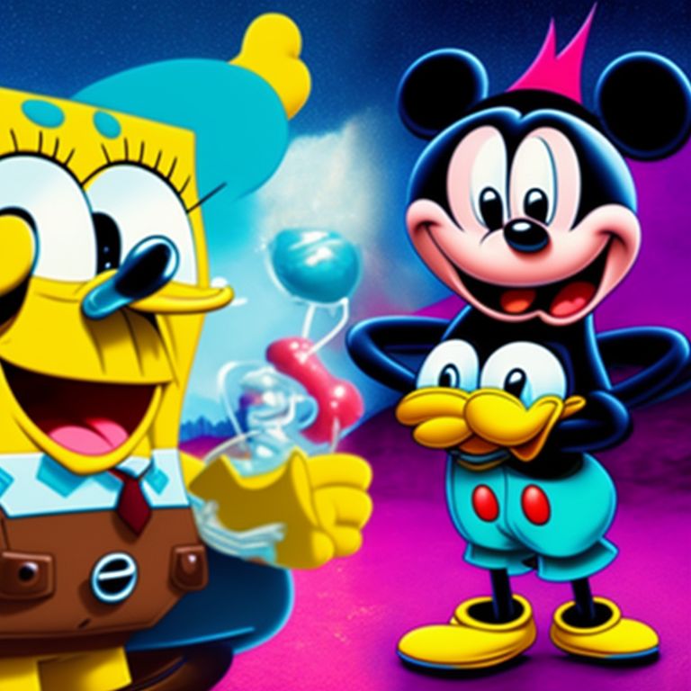 Spongebob Vs Mickey Mouse