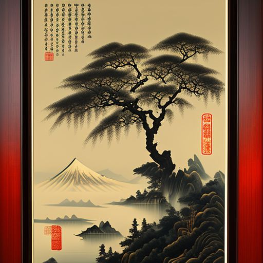 Asian Art Tree