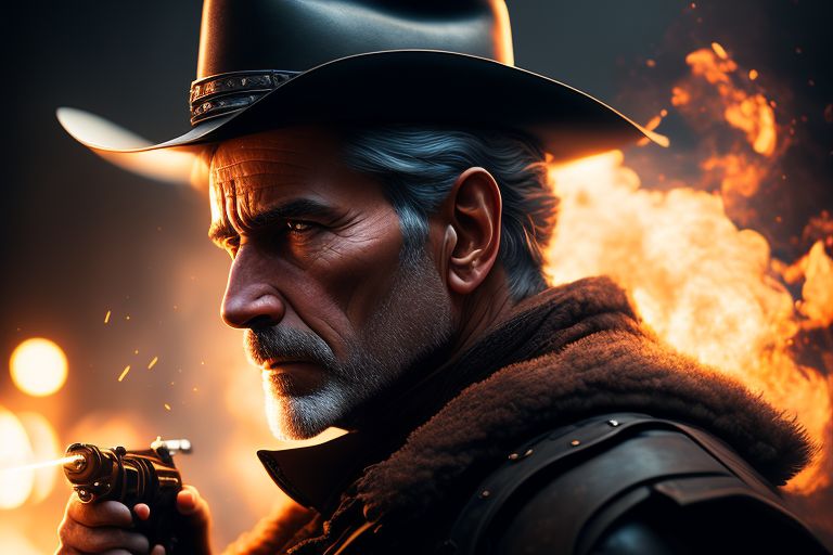 Cowboy Duel Wallpaper