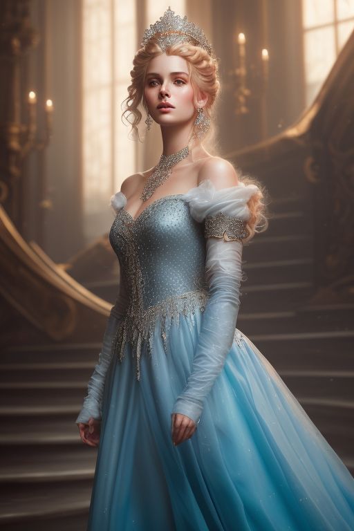 sociable-toad9: Full body portrait of a princess running down castle ...