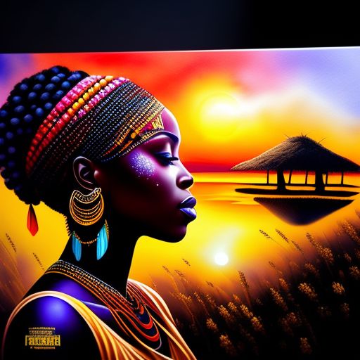 African Tribal Women Paintings
