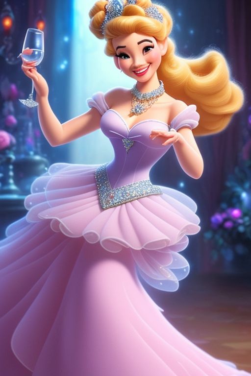 brief-crow371: yang mi as a draw Cinderella with strawberry-blonde hair ...