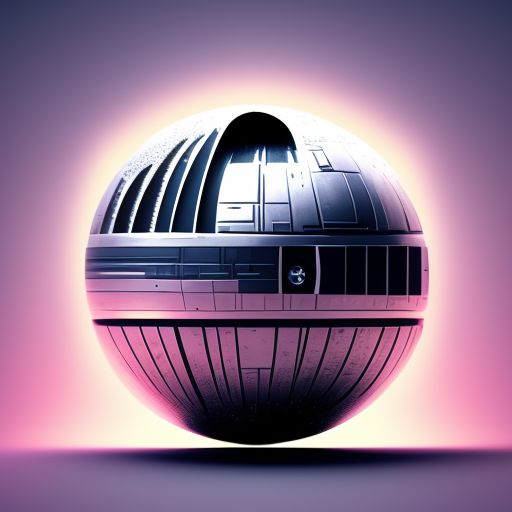 Zape: Star Wars death star in space dark background