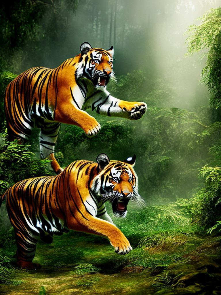 Tiger Running Wallpaper Hd