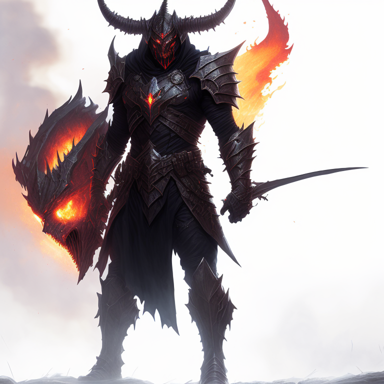 Fire Demon Concept Art