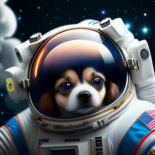 grim-termite247: Astronaut dog in space