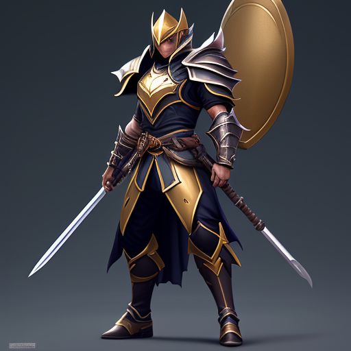 Anime Male Knight Armor